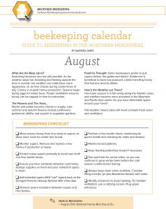 Beekeeping Calendar August/September - Backyard Beekeeping